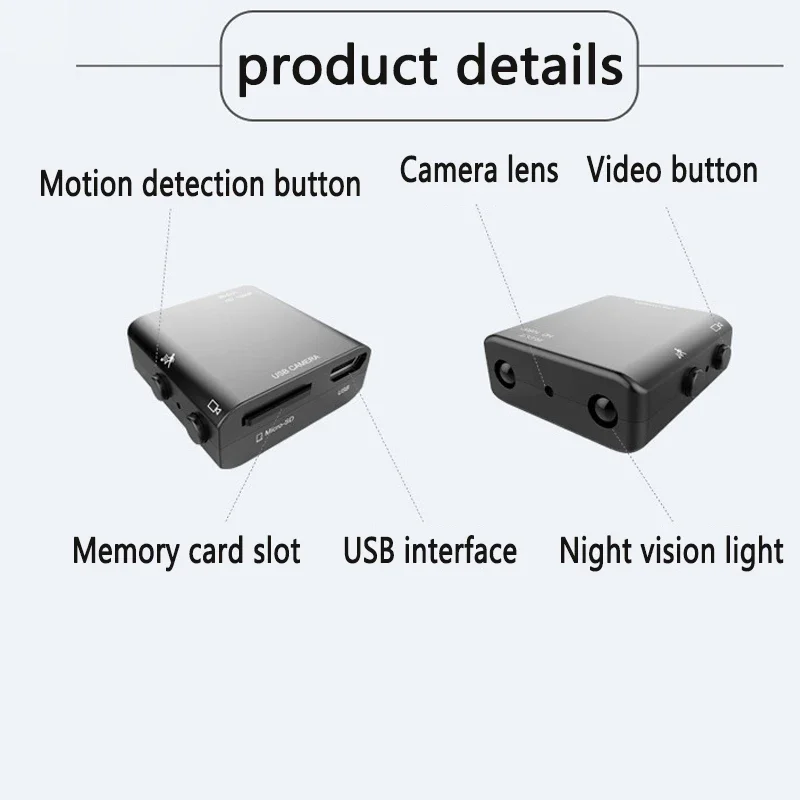 Night Vision Mini Spy Camera